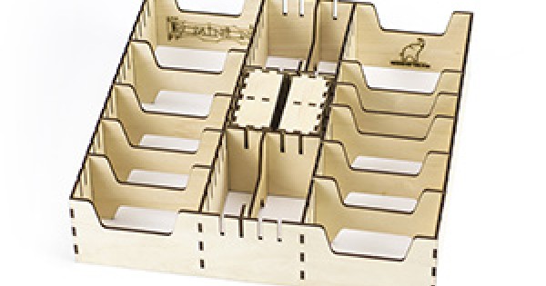 Wooden inserts, Board game organizers